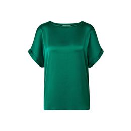 Tchibo - Blusenshirt im Materialmix - Damen - Gr. L - blau