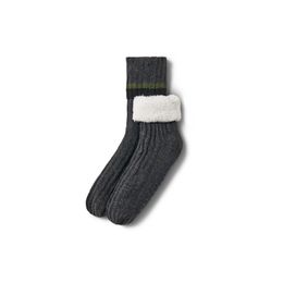 Tchibo - Hausschuhsocken - Unisex - Gr. 44-46 - schwarz