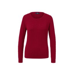 Tchibo - Zopfstrickpullover - Damen - Gr. M - rot