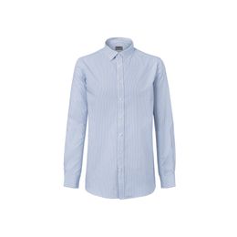 Tchibo - Hemd mit Button-down-Kragen - Herren - Gr. M - wei&szlig;/gestreift