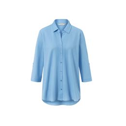 Tchibo - Piqu&eacute;-Jerseybluse - Damen - Gr. 42 - hellblau
