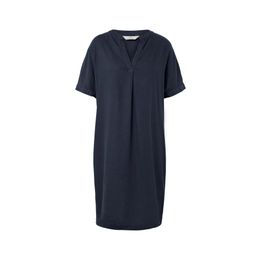 Tchibo - Leinenkleid - Damen - Gr. 38 - dunkelblau