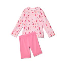 Tchibo - Kinder-Kombi mit UV-Schutzfaktor 50+ - Baby - Gr. 74/80 - rosa/print
