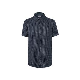 Tchibo - Kurzarmhemd - Herren - Gr. XL - dunkelblau/print