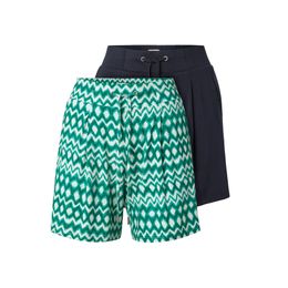 Tchibo - 2 Jerseyshorts - Damen - Gr. XL - dunkelblau/print