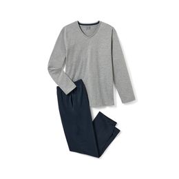 Tchibo - Pyjama - Herren - Gr. L - dunkelblau