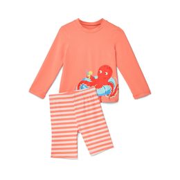 Tchibo - Kinder-Kombi mit UV-Schutzfaktor 50+ - Baby - Gr. 74/80 - orange/print