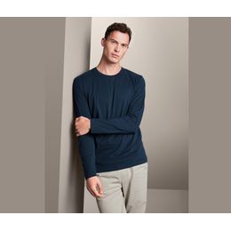 Tchibo - 2 Langarmshirts - Herren - Gr. M - dunkelblau