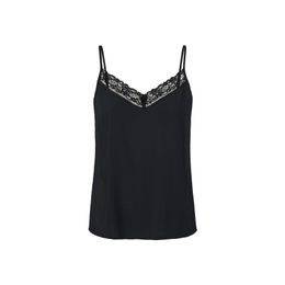 Tchibo - Webtop mit Spitze - Damen - Gr. 34 - schwarz