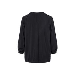 Tchibo - Blusenshirt mit Raffung - Damen - Gr. L - schwarz
