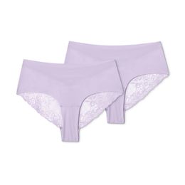 Tchibo - 2 Magic-Cut-Brazilslips - Damen - Gr. M - lila