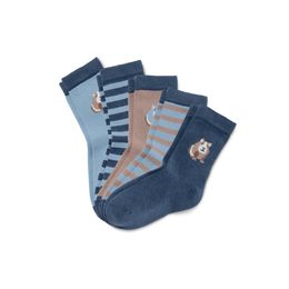 Tchibo - 5 Paar Kleinkind-Socken - Kinder - Gr. 31-34 - blau
