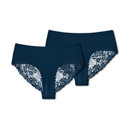 Tchibo - 2 Magic-Cut-Brazilslips - Damen - Gr. M - dunkelblau