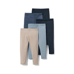 Tchibo - 5 Kinder-Leggings - Baby - Gr. 74/80 - dunkelblau