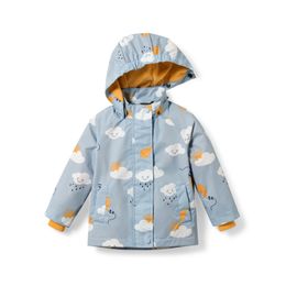 Tchibo - Kleinkind-Thermo-Regenjacke - Kinder - Gr. 110/116 - hellblau/print