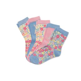 Tchibo - 5 Paar Kleinkind-Socken - M&auml;dchen - Gr. 31-34 - hellblau