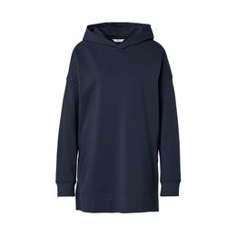 Tchibo - Langes Kapuzen-Sweatshirt - Damen - Gr. L - dunkelblau