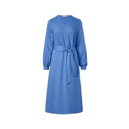 Tchibo - Midikleid mit G&uuml;rtel - Damen - Gr. 44 - blau