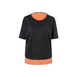 Tchibo - 2-in-1-Sportshirt - Damen - Gr. M - schwarz