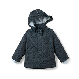 Tchibo - Kleinkind-Thermo-Regenjacke - Baby - Gr. 86/92 - dunkelblau/print
