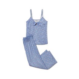 Tchibo - 7/8-Pyjama - Damen - Gr. 40 - hellblau