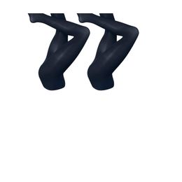 Tchibo - 2 Paar blickdichte Strumpfhosen - Damen - Gr. M - dunkelblau