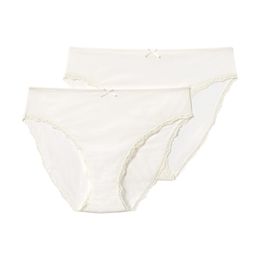 Tchibo - 2 Slips - Damen - Gr. XXL - creme