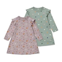 Tchibo - 2 Kinder-Nachthemden - M&auml;dchen - Gr. 98/104 - rosa