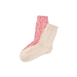 Tchibo - 2 Paar Stricksocken - Damen - Gr. 35-38 - wei&szlig;