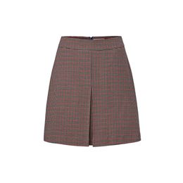 Tchibo - Karierter Webrock - Damen - Gr. 38 - dunkelblau/jacquard
