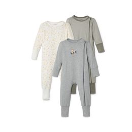 Tchibo - 3 Pyjamas - Baby - Gr. 86/92 - wei&szlig;