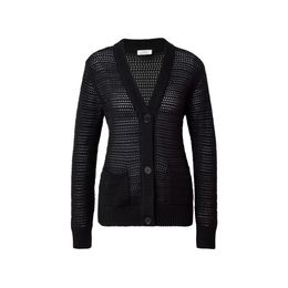 Tchibo - Cardigan in Pointellestrick - Damen - Gr. XL - schwarz