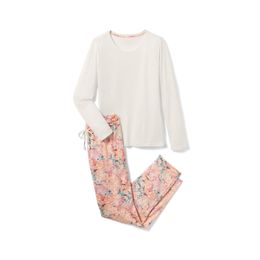 Tchibo - Pyjama - Damen - Gr. M - wei&szlig;