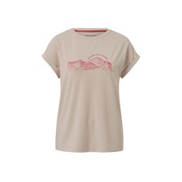 Tchibo - T-Shirt mit Print - Damen - Gr. M - beige