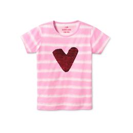 Tchibo - T-Shirt aus Bio-Baumwolle - M&auml;dchen - Gr. 134/140 - wei&szlig;