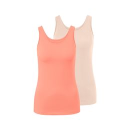 Tchibo - 2 Hemdchen - Damen - Gr. XL - creme