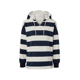 Tchibo - Gestreifter Hoodie - Damen - Gr. XL - dunkelblau/gestreift