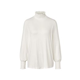 Tchibo - Blusenshirt mit Stehkragen - Damen - Gr. XL - creme