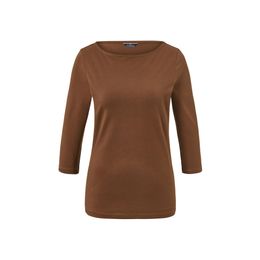 Tchibo - Shirt mit 3/4-Arm - Damen - Gr. S - braun