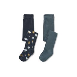 Tchibo - 2 Kleinkind-Strumpfhosen - Kinder - Gr. 98/104 - dunkelblau