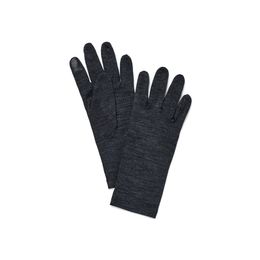 Tchibo - Handschuhe mit Wolle - Unisex - Gr. 6,5 - anthrazit