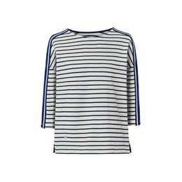 Tchibo - Sweatshirt mit Fledermaus&auml;rmeln - Damen - Gr. S - dunkelblau/gestreift