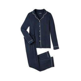 Tchibo - Pyjama - Damen - Gr. S - dunkelblau