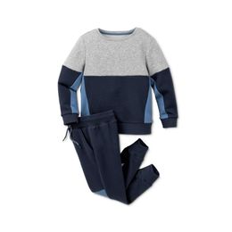 Tchibo - 2-teilige Sweat-Kombi - Gr. 110/116 - dunkelblau