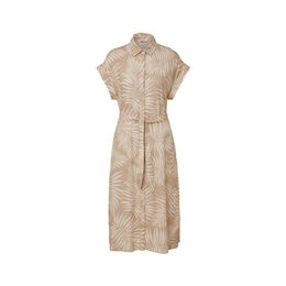 Tchibo - Bedrucktes Leinenkleid - Damen - Gr. 44 - creme/print