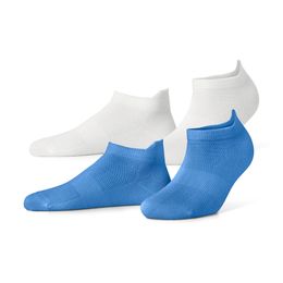 Tchibo - 2 Paar Sneaker-Sportsocken - Damen - Gr. 35-38 - blau