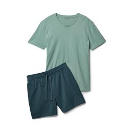 Tchibo - Shorty-Pyjama-Set - Herren - Gr. XXL - gr&uuml;n