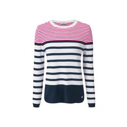 Tchibo - Gestreifter Feinstrickpullover - Damen - Gr. S - dunkelblau/gestreift