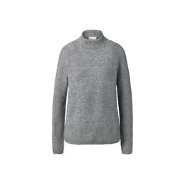 Tchibo - Strickpullover mit Stehkragen - Damen - Gr. L - grau