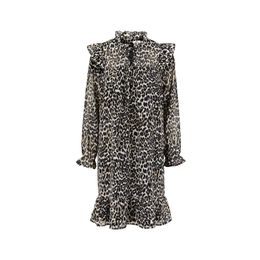 Tchibo - Kleid mit Alloverprint - Damen - Gr. 42 - schwarz